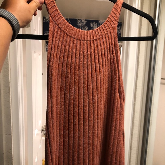Tops | Rust Tank Wool Top | Poshmark